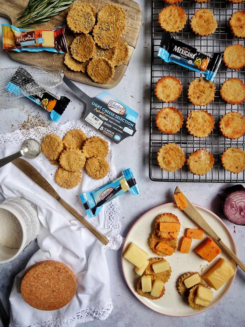 Homemade healthy crackers to complement the new Ilchester® Light Cheese ...