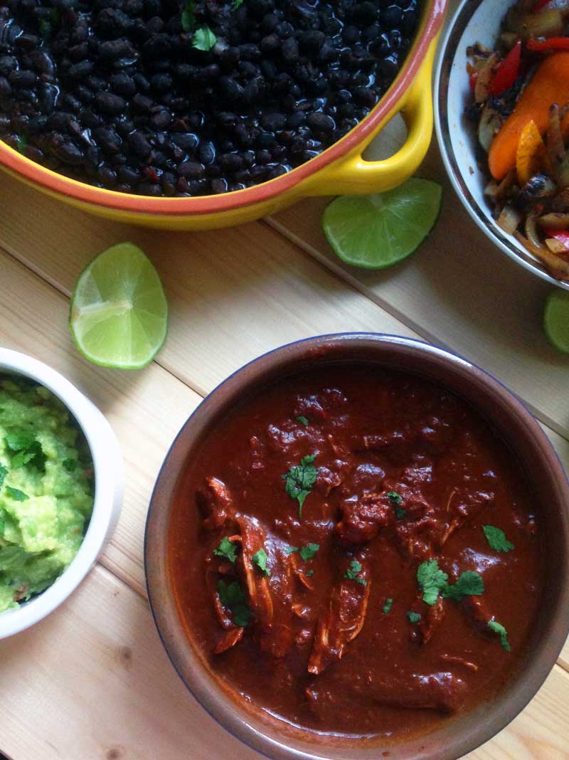 Mexican chicken mole - The Slimming Foodie - Easy healthy recipes