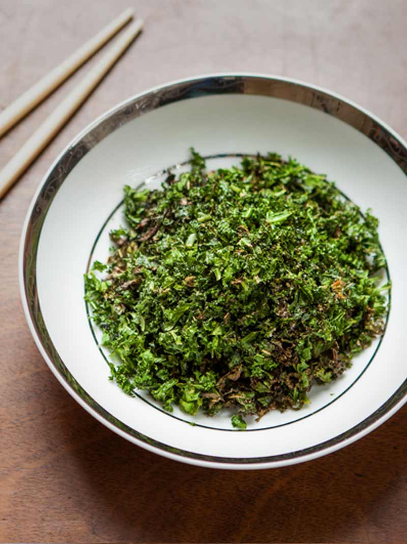 Twice cooked crispy ‘seaweed’ - The Slimming Foodie - Easy healthy recipes