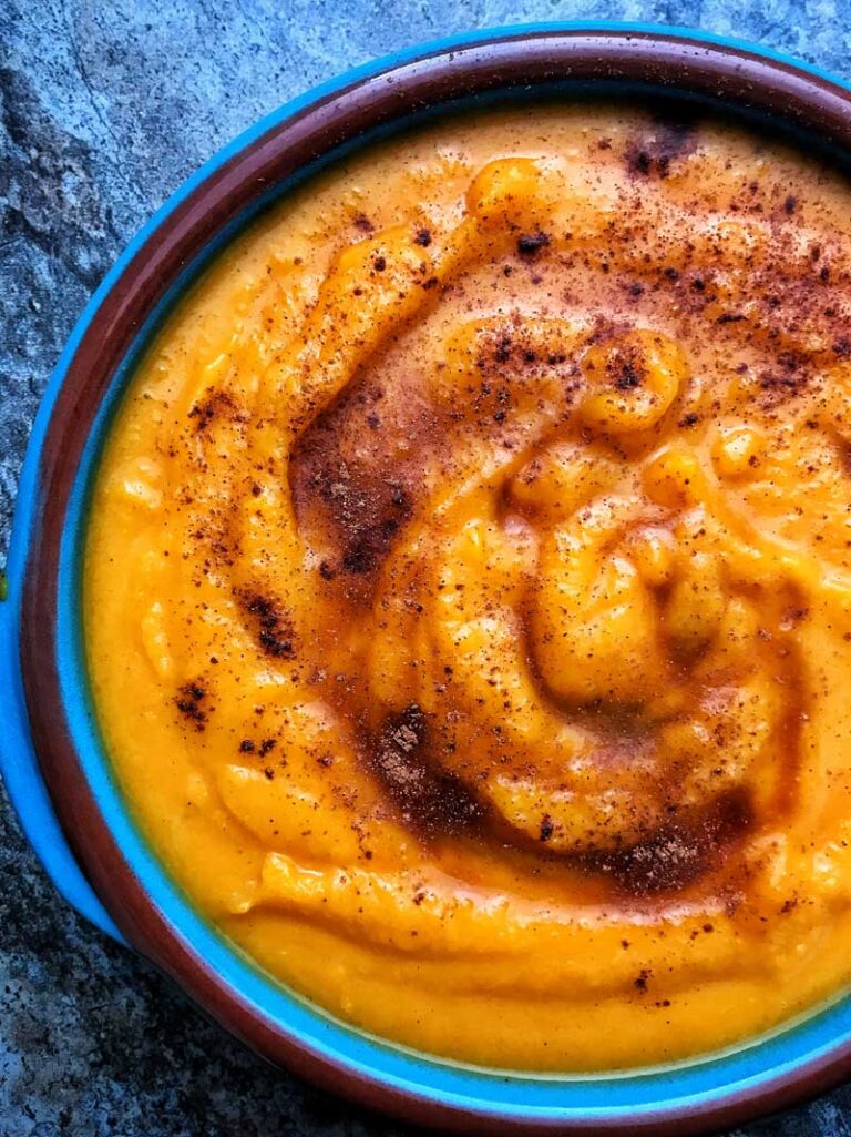 Butternut squash puree with maple and cinnamon - The Slimming Foodie