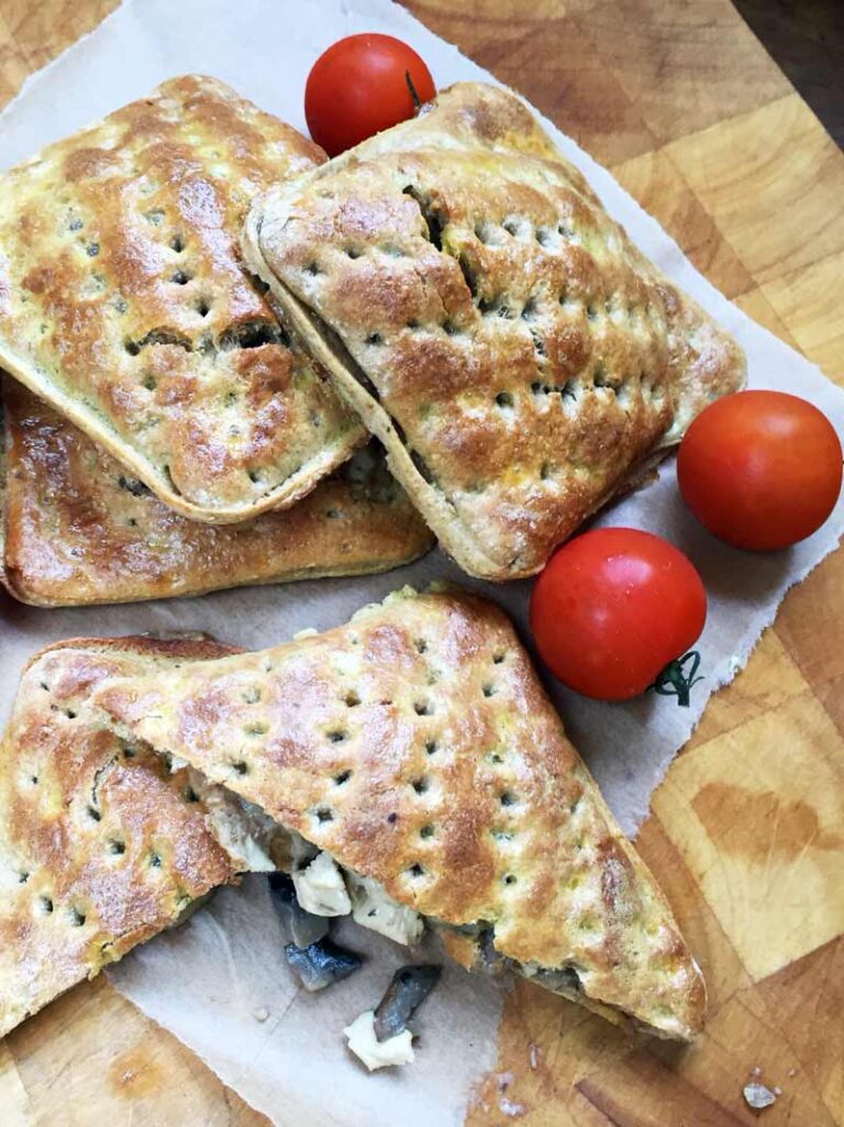Chicken and mushroom slice - The Slimming Foodie