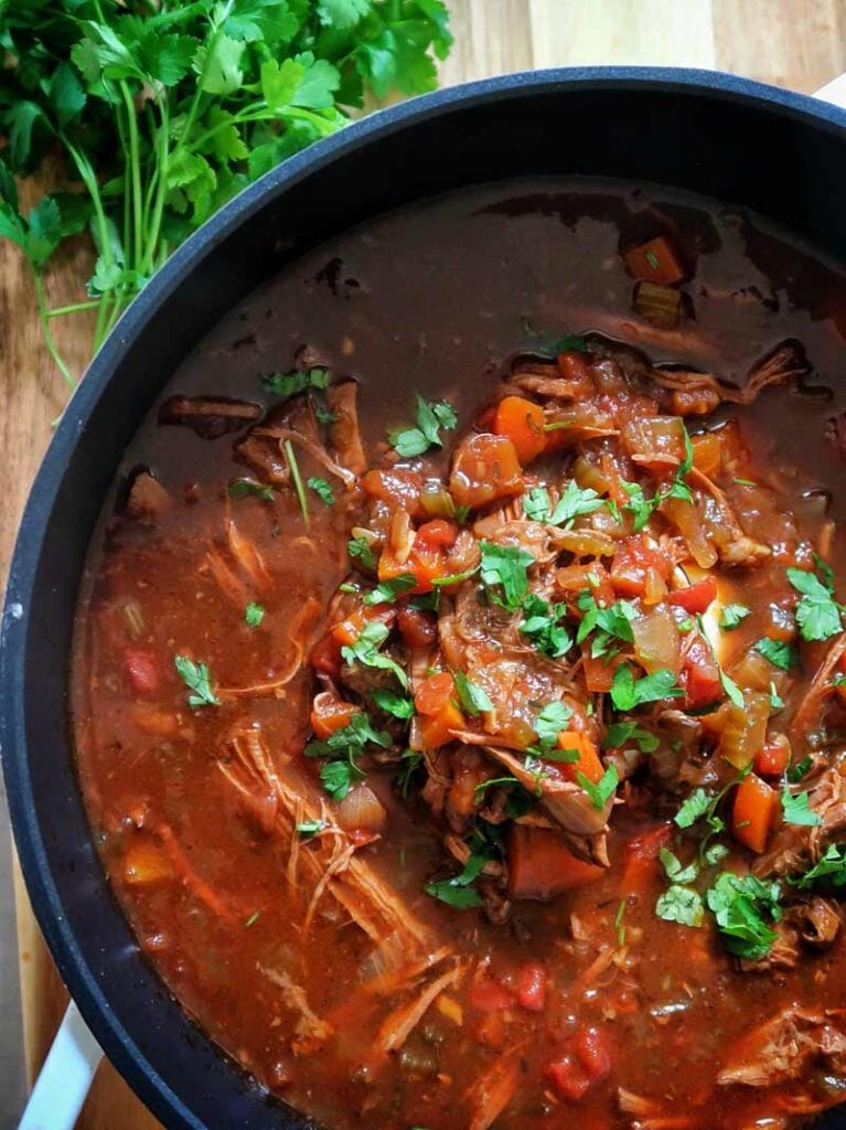 Fall-apart slow-cooker beef brisket and ale casserole - The Slimming Foodie