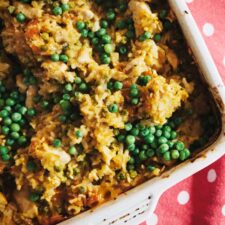 Oven Baked Chicken Risotto - The Slimming Foodie