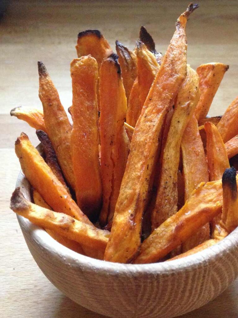 Quick sweet potato fries - The Slimming Foodie