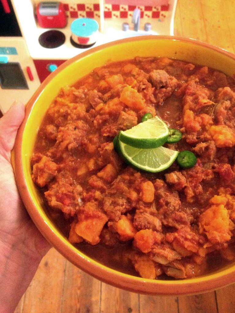 Slow-cooked Cuban Pork and sweet potato stew - The Slimming Foodie