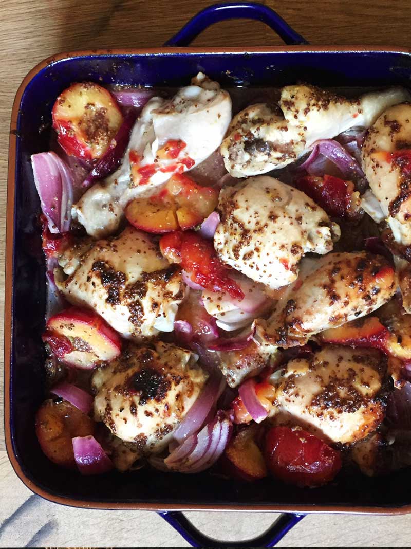 Chicken With Plums Recipe