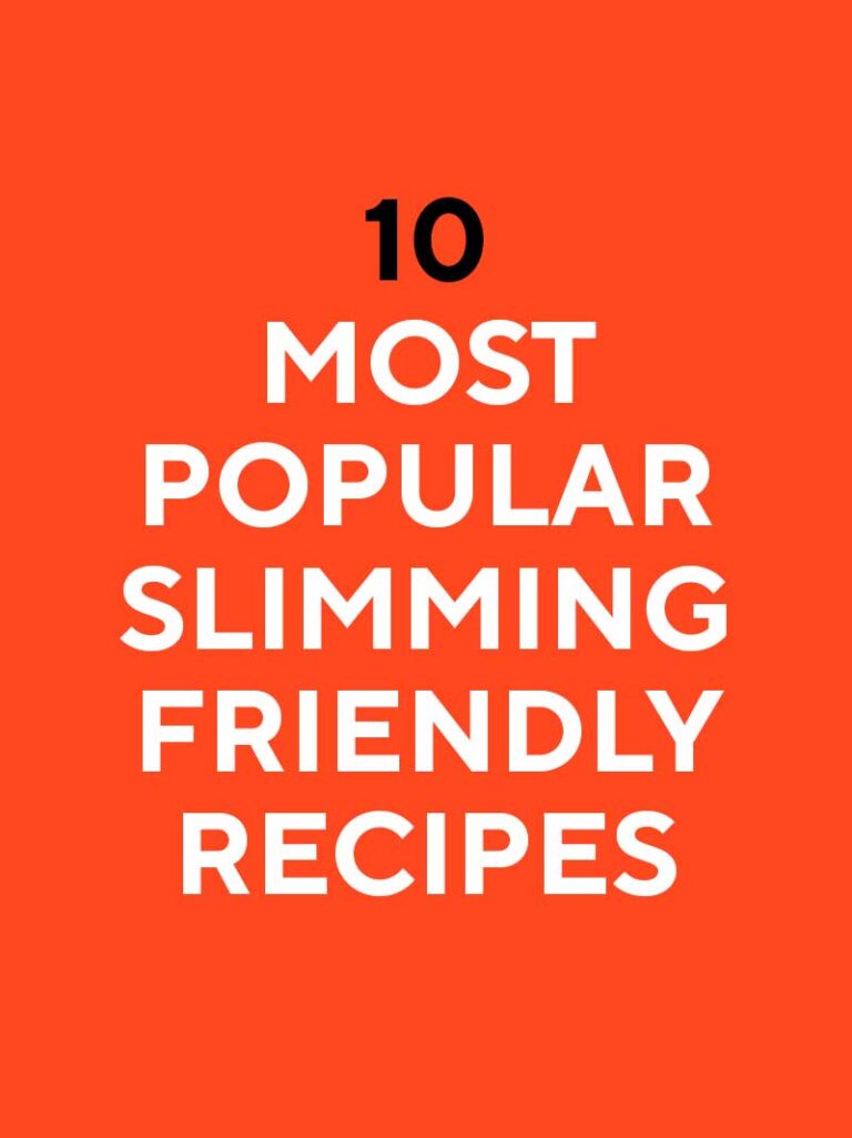 10 most popular slimming friendly recipes - The Slimming Foodie